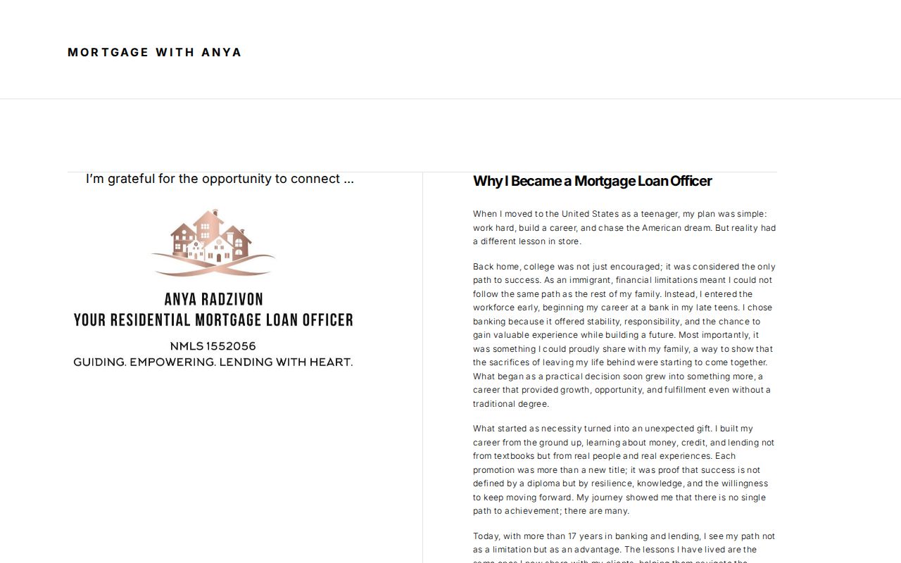 Mortgage With Anya